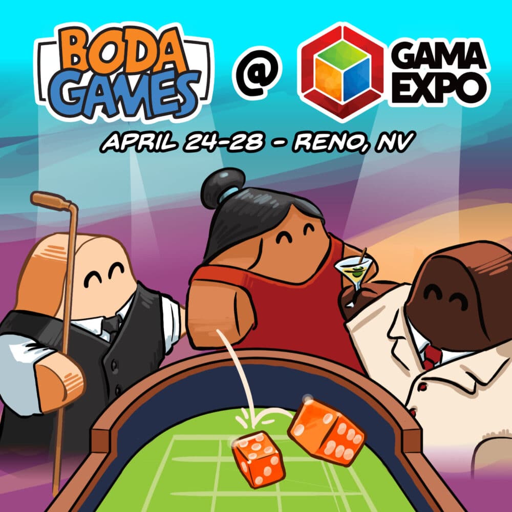 Boda Games @ GAMA 2023 in Reno - Boda Games Manufacturing