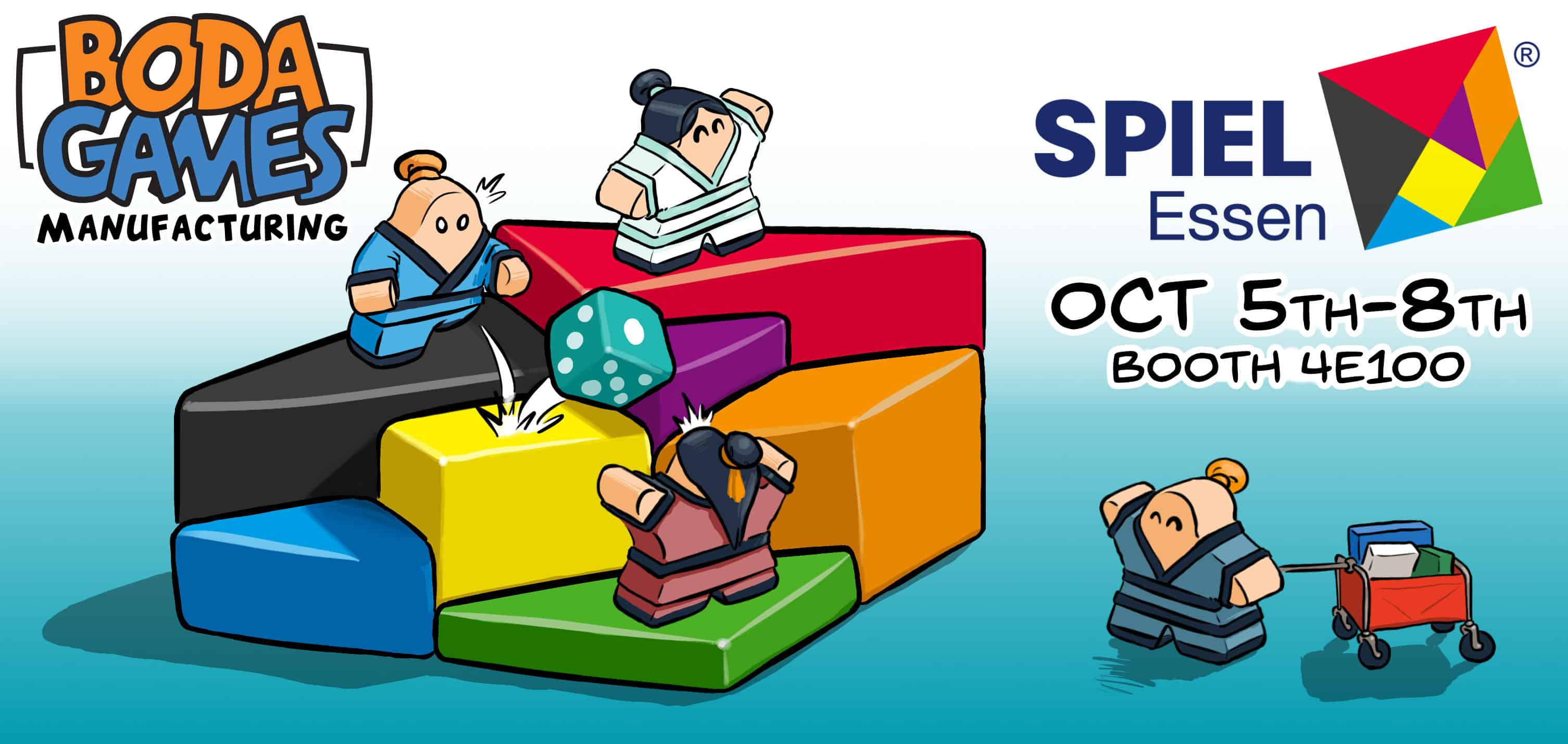 Boda Games @ Essen Spiel 2023 - Boda Games Manufacturing