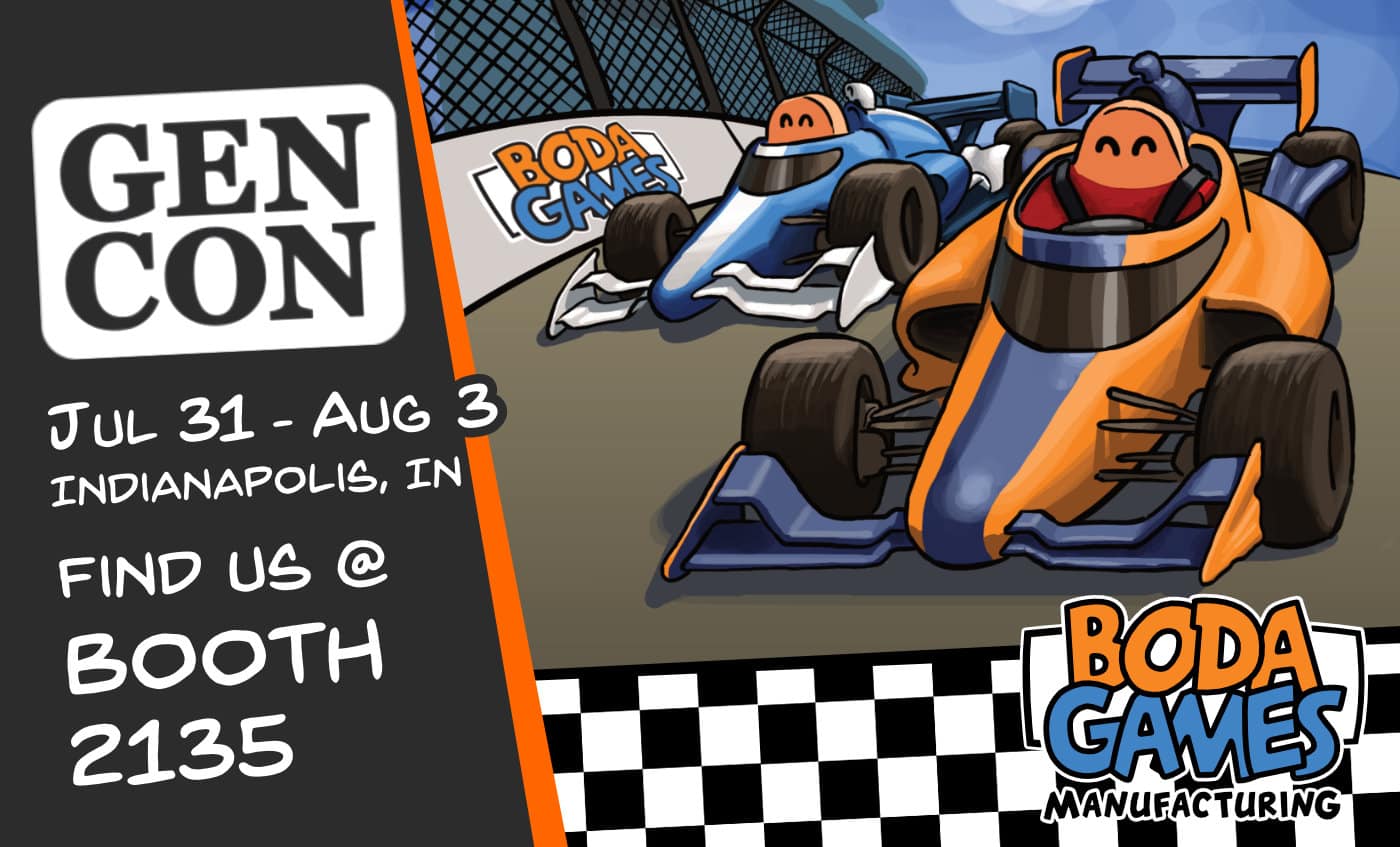 Boda Games @ Gencon 2025 - Boda Games Manufacturing